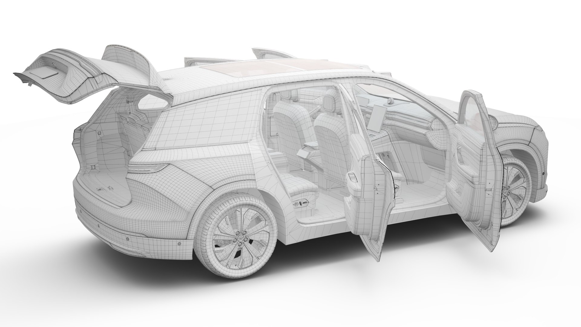 2023 NIO ES8 3D Model - TurboSquid 2160239