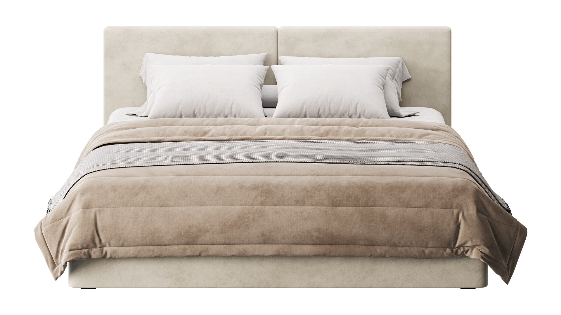 3D Model Bed LUiza Grand - TurboSquid 2325655