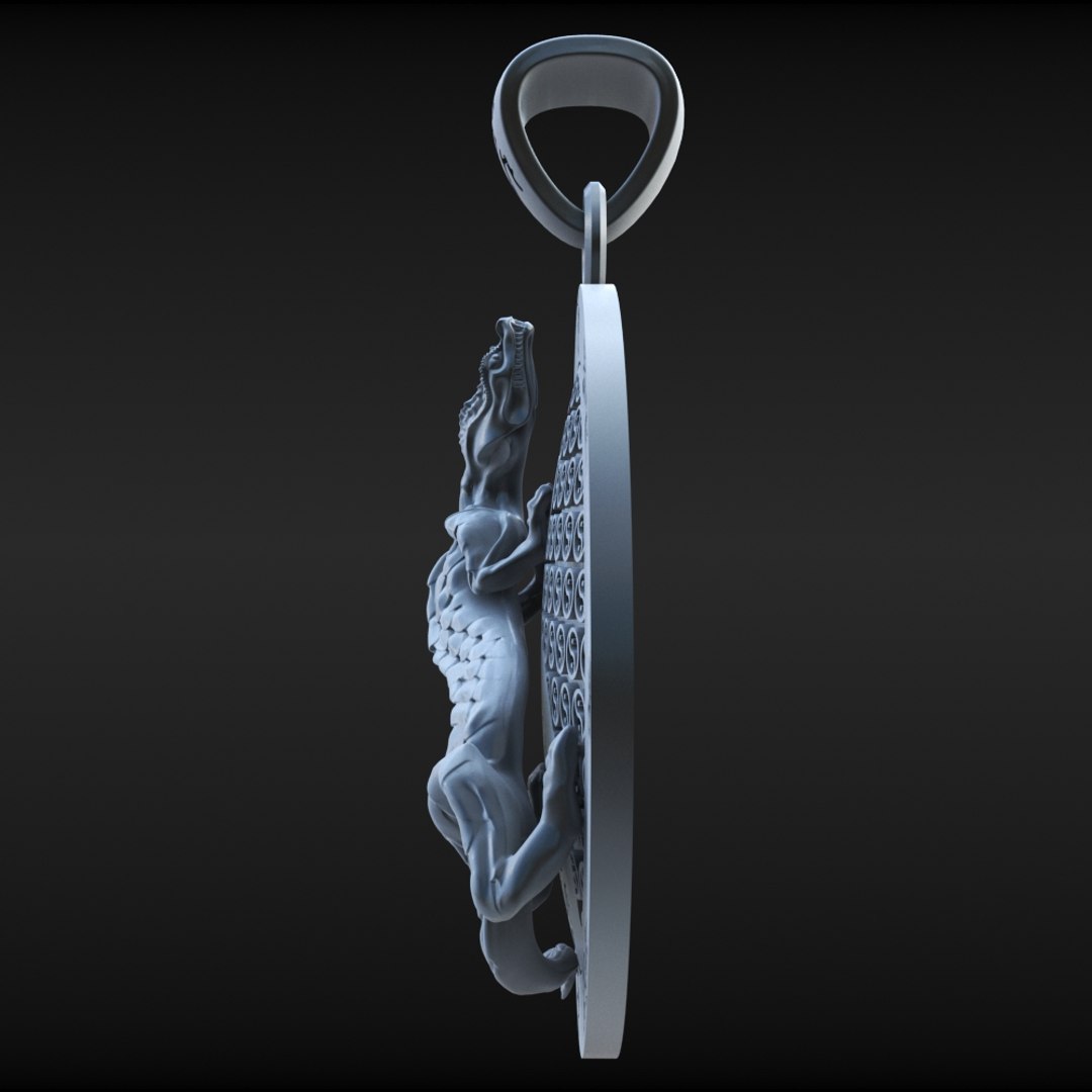 Chinese Draco Pendant 3D Model - TurboSquid 1226306