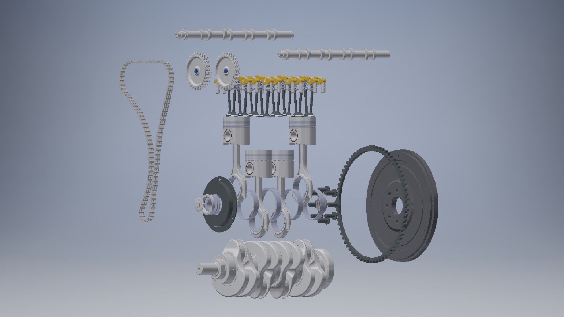 3D Cranck And Cham Shaft Engine 3d Model - TurboSquid 2207438