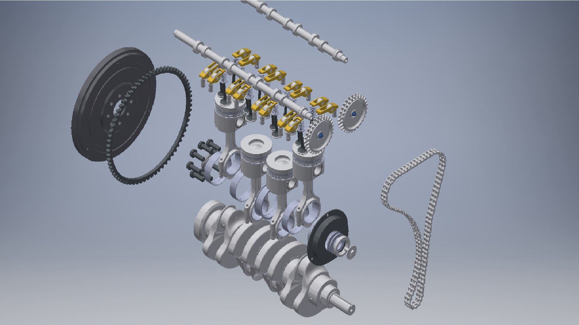 3D Cranck And Cham Shaft Engine 3d Model - TurboSquid 2207438