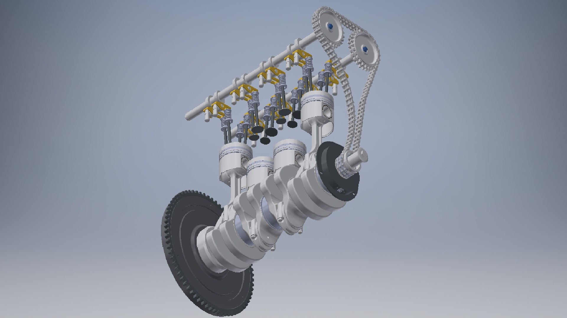 3D Cranck And Cham Shaft Engine 3d Model - TurboSquid 2207438