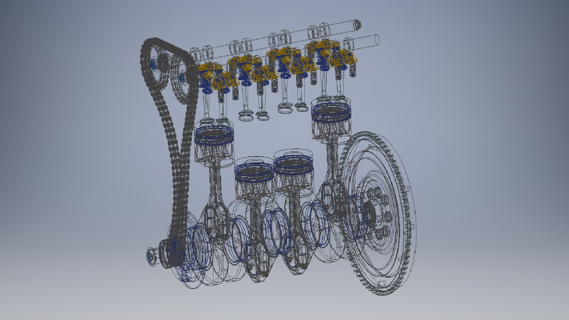 3D Cranck And Cham Shaft Engine 3d Model - TurboSquid 2207438