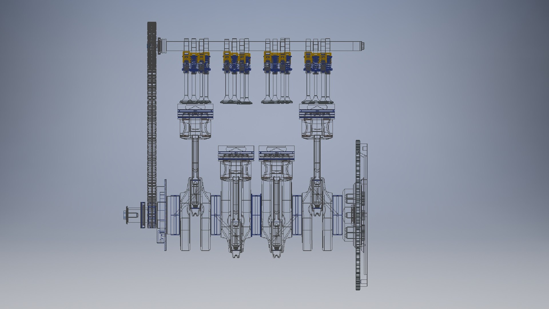 3D Cranck And Cham Shaft Engine 3d Model - TurboSquid 2207438