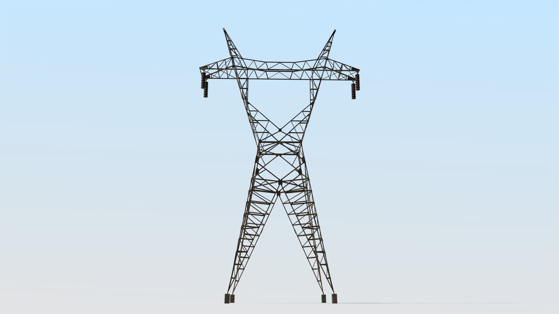 Low-poly Electric Tower 3D Model - TurboSquid 1634007