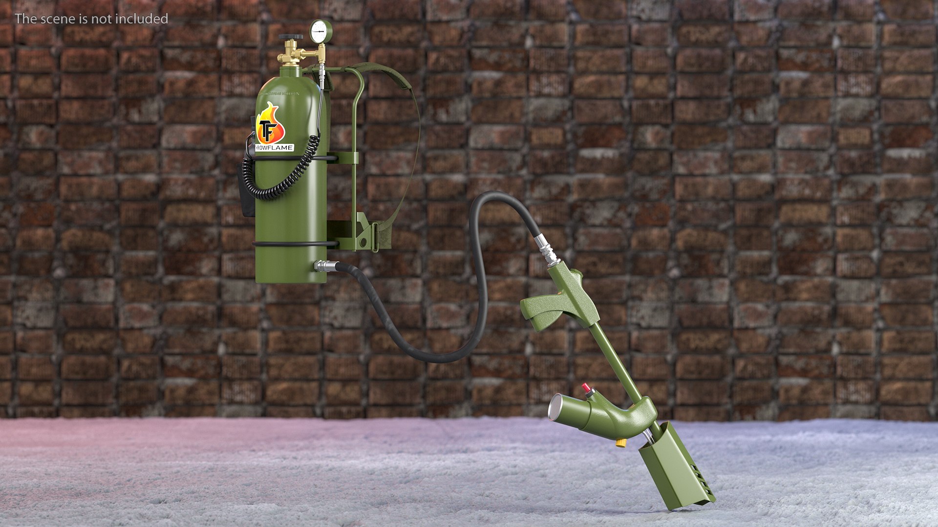 3D Throwflame Xl18 Backpack Flamethrower - TurboSquid 1640471