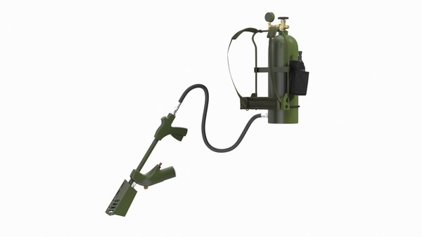 3D throwflame xl18 backpack flamethrower - TurboSquid 1640471