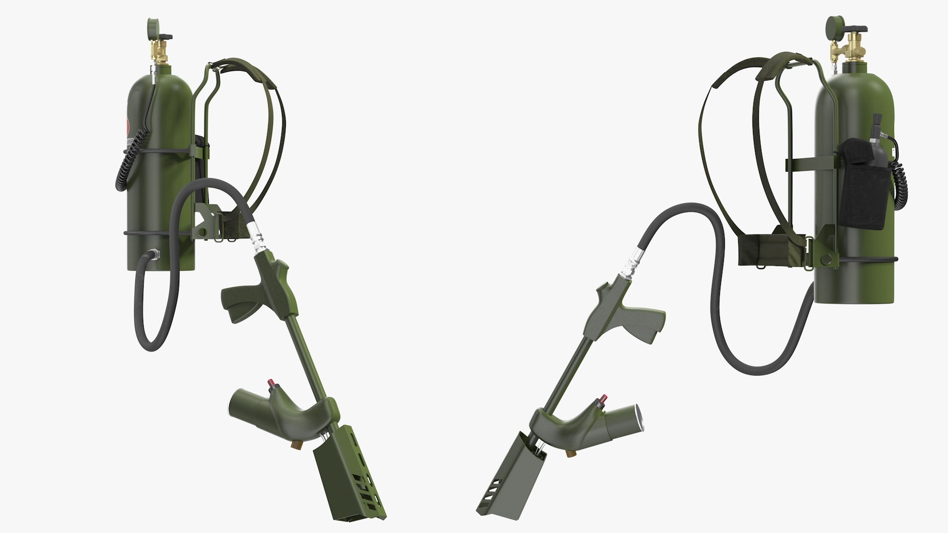 3D Throwflame Xl18 Backpack Flamethrower - TurboSquid 1640471