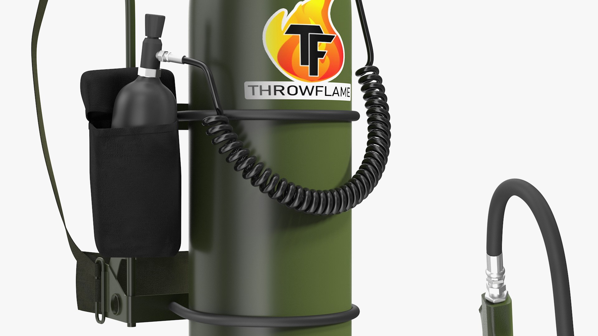 3D Throwflame Xl18 Backpack Flamethrower - TurboSquid 1640471