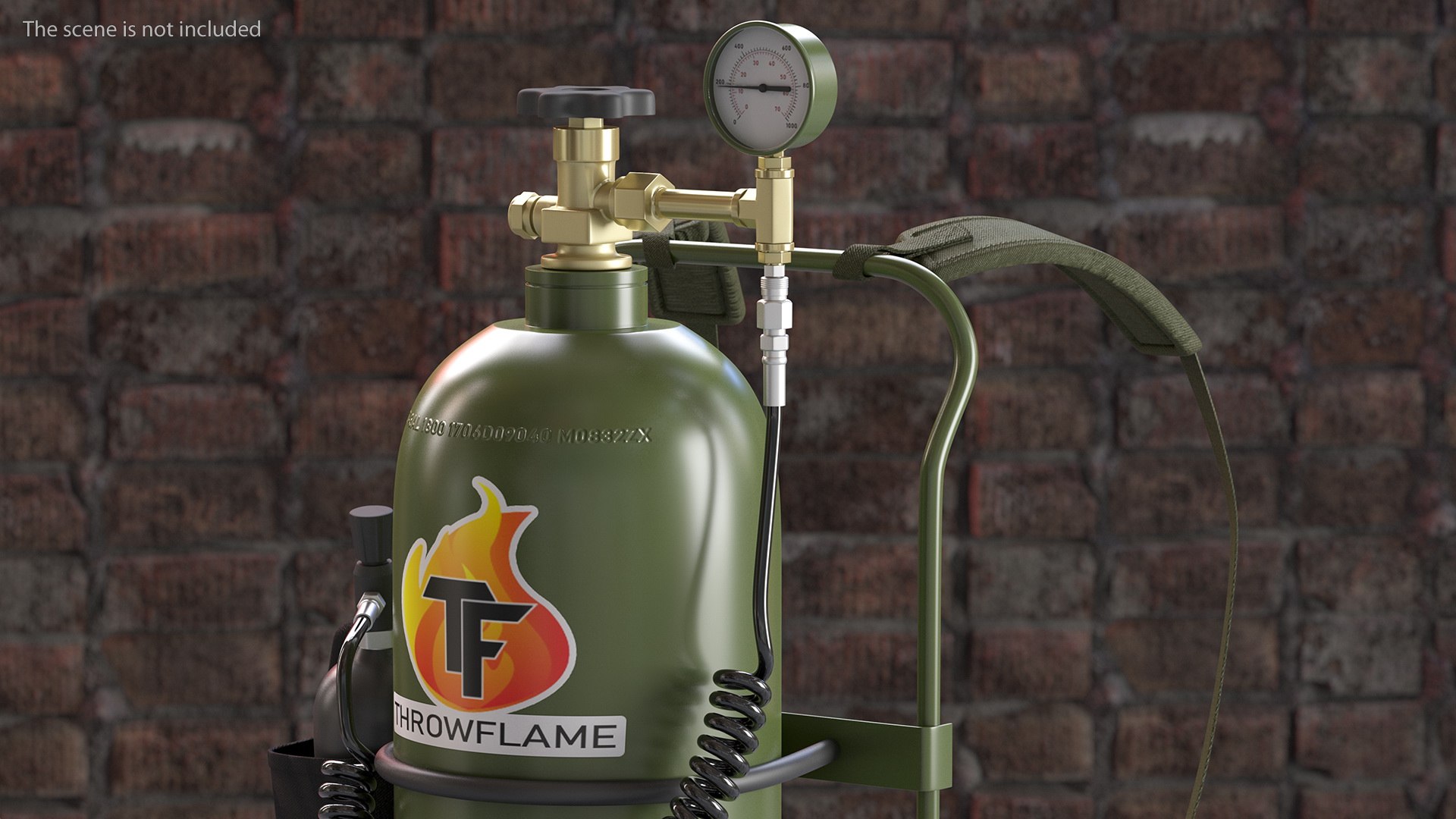 3D Throwflame Xl18 Backpack Flamethrower - TurboSquid 1640471