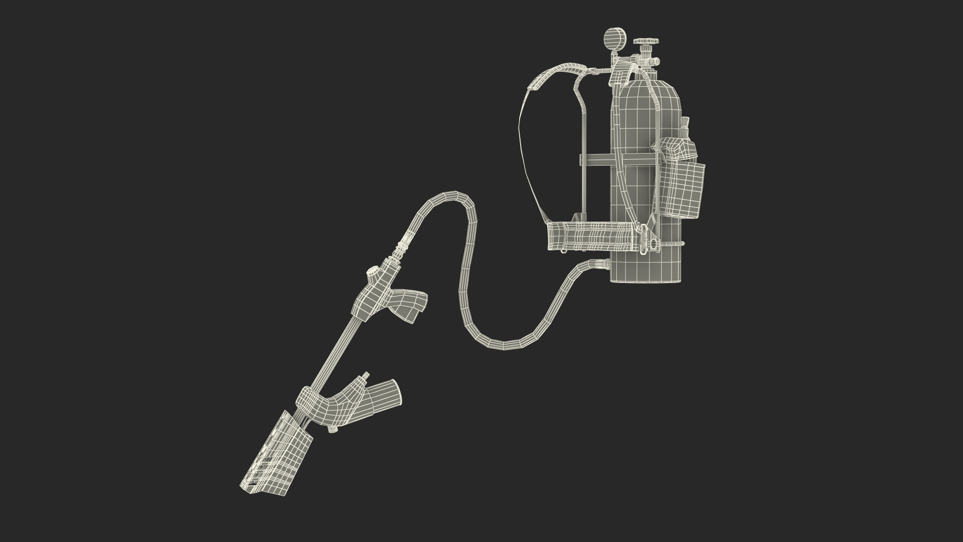 3D Throwflame Xl18 Backpack Flamethrower - TurboSquid 1640471