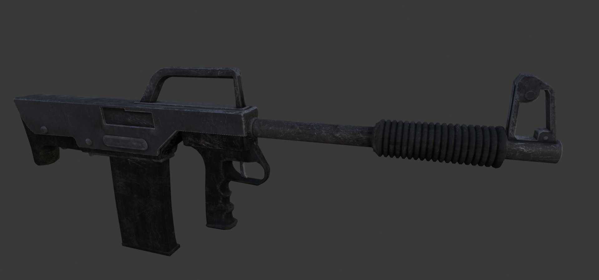 Ks-23k Russian Bullpup Shotgun 3D Model - TurboSquid 1453306