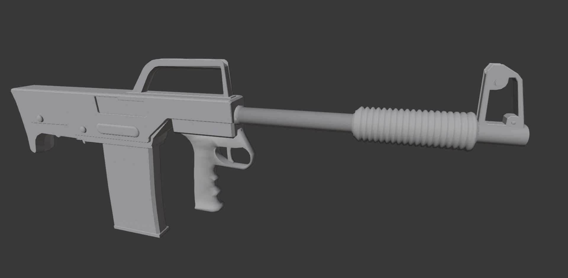 Ks-23k Russian Bullpup Shotgun 3D Model - TurboSquid 1453306