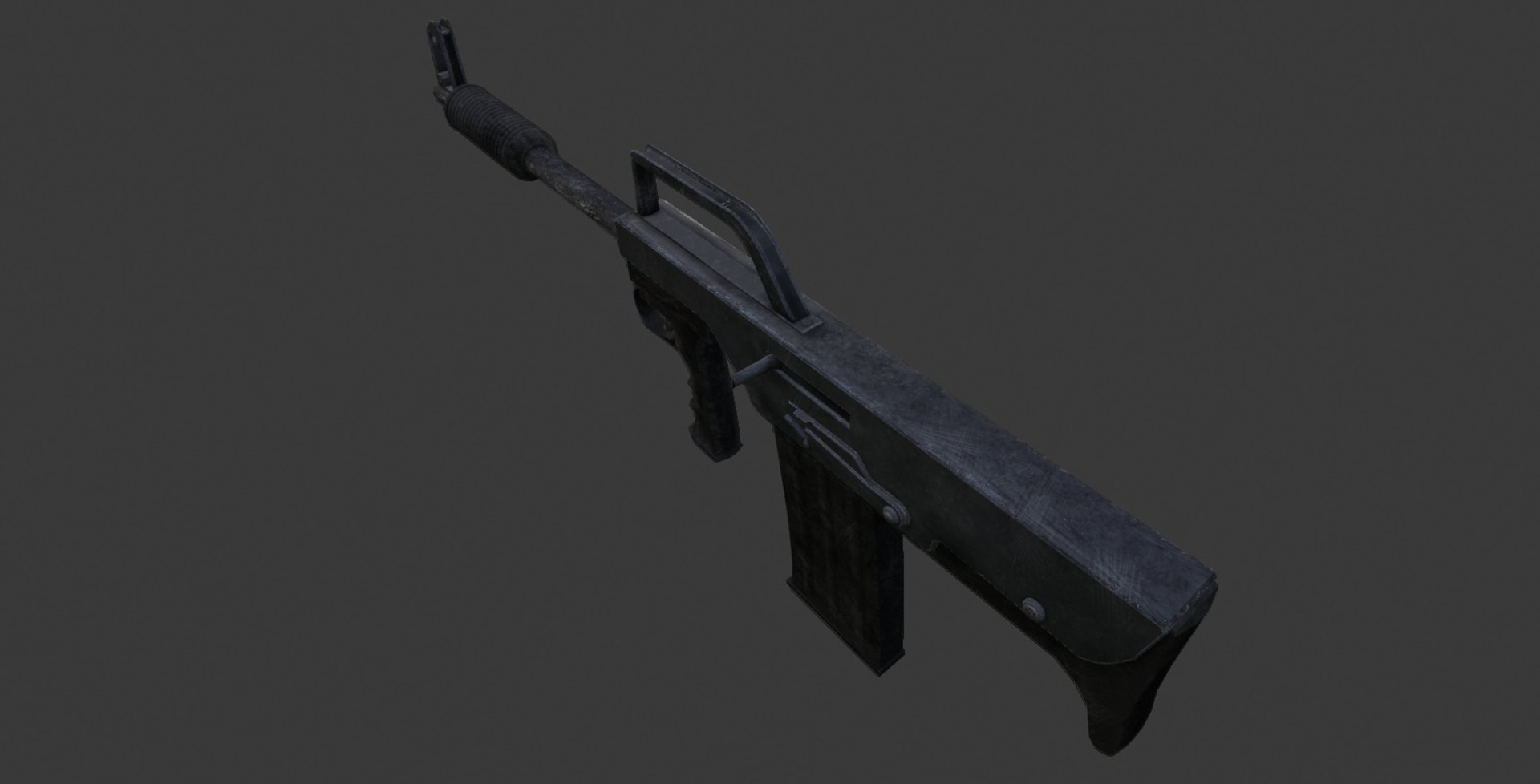 Ks-23k Russian Bullpup Shotgun 3D Model - TurboSquid 1453306