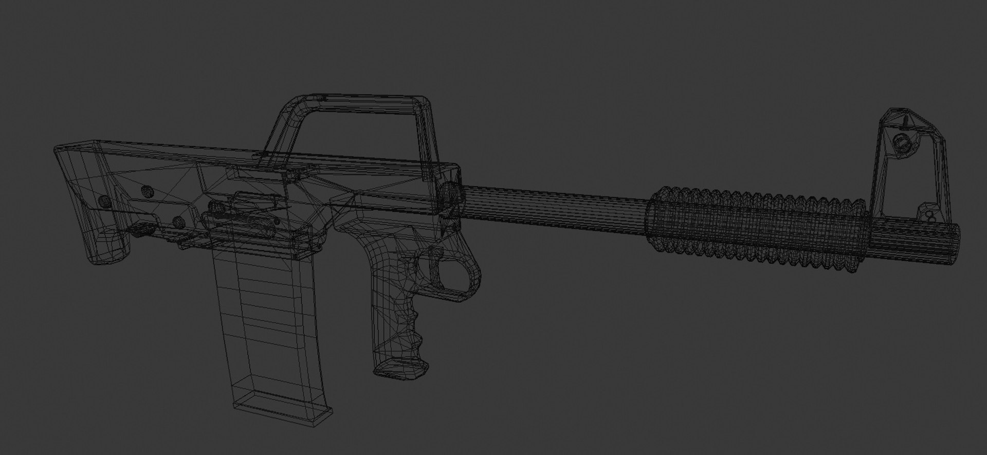 Ks-23k Russian Bullpup Shotgun 3D Model - TurboSquid 1453306