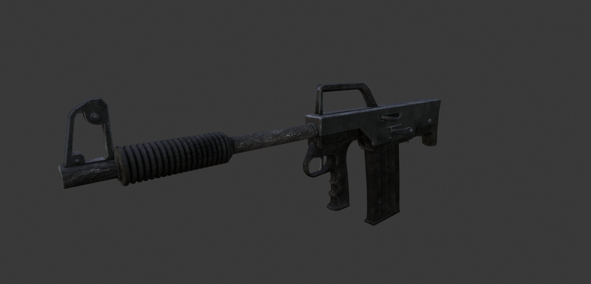 Ks-23k Russian Bullpup Shotgun 3D Model - TurboSquid 1453306