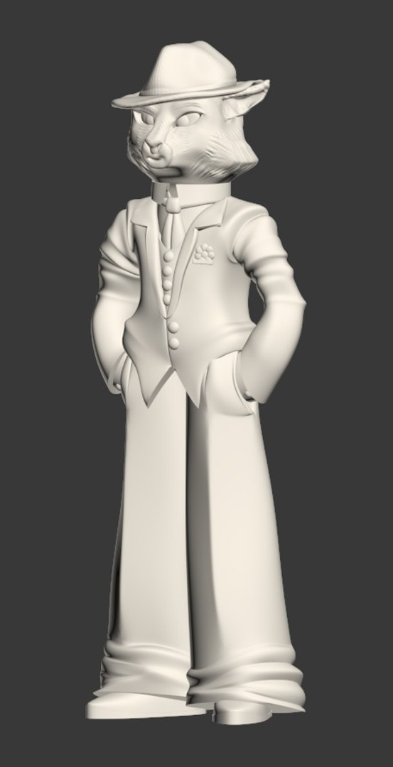 cat man 3d max