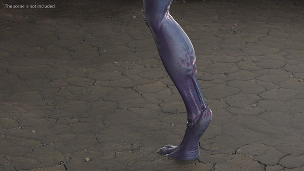 3D scary creature leg - TurboSquid 1702754