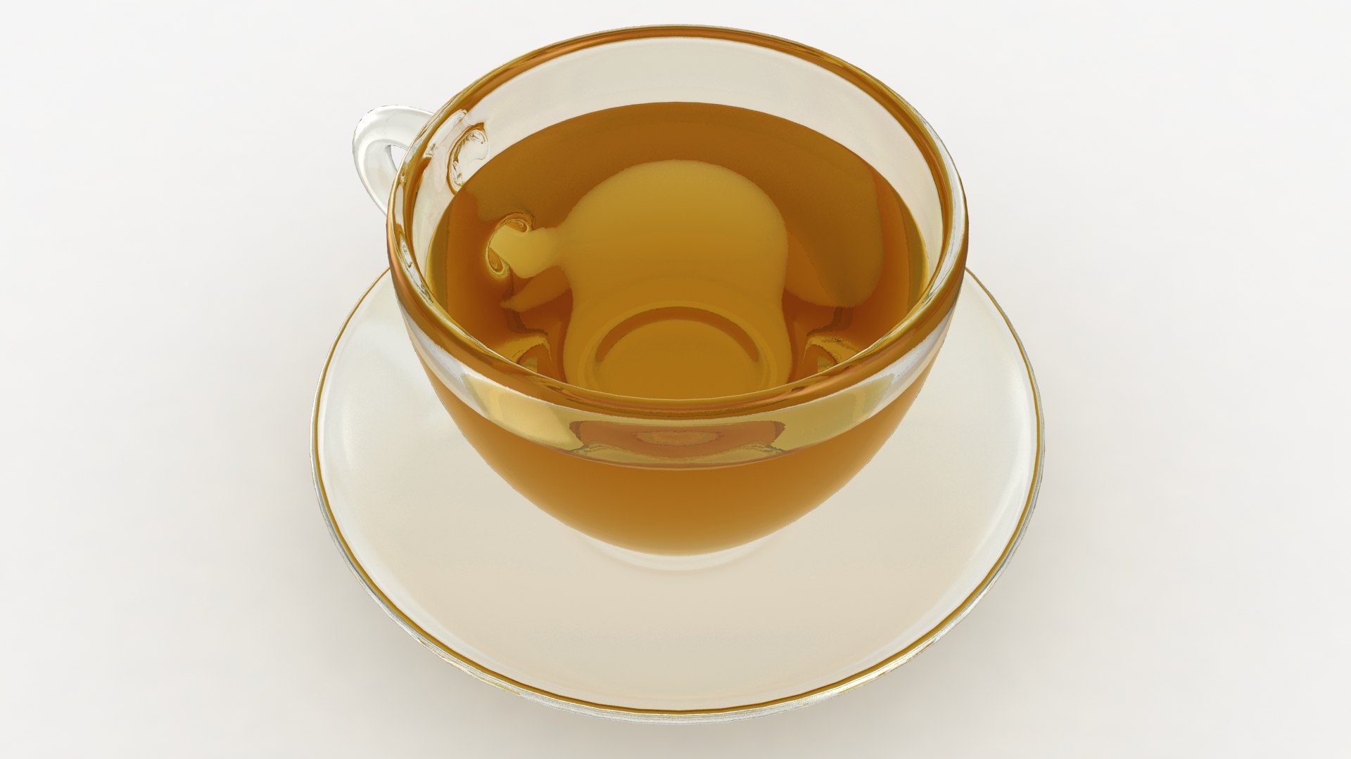 3D Realistic Green Tea Cup Model - TurboSquid 1453002