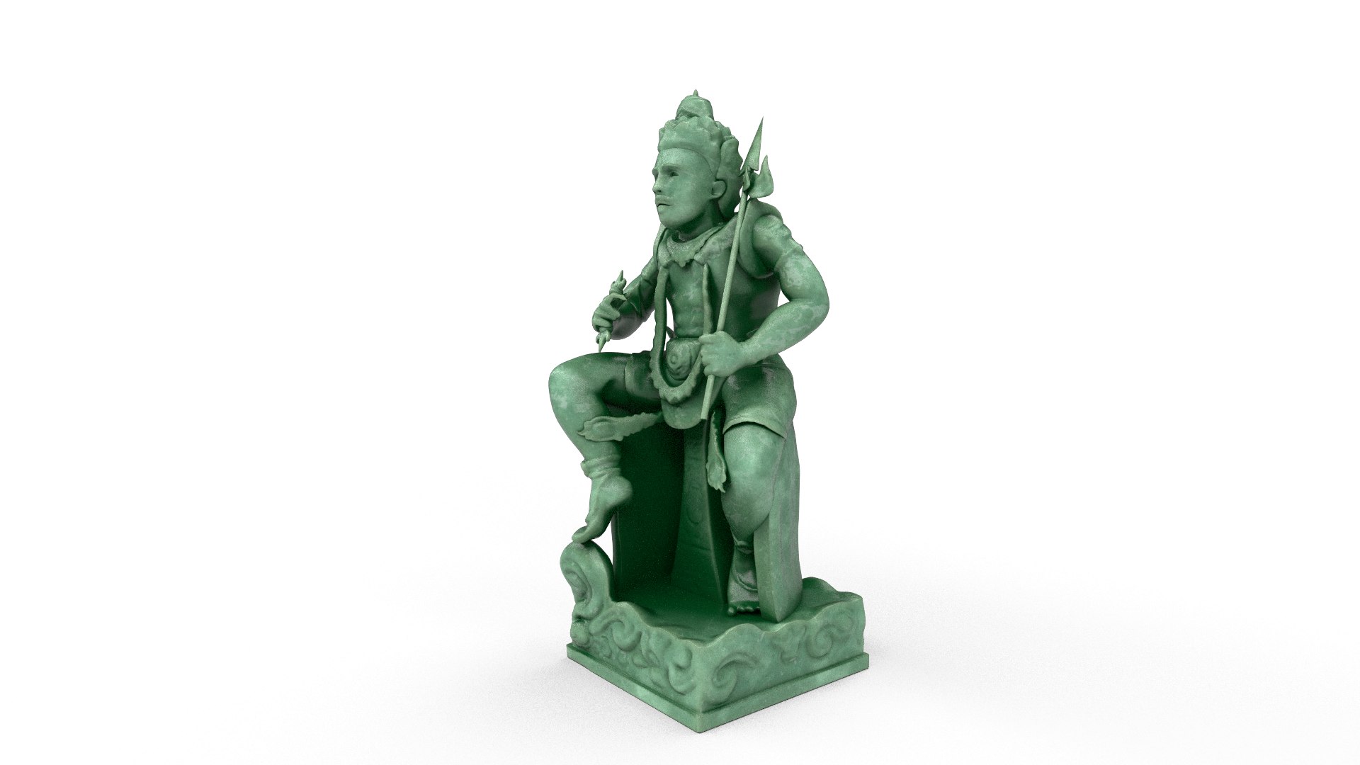 3D Model Balinese Statue Rudra - TurboSquid 1975444