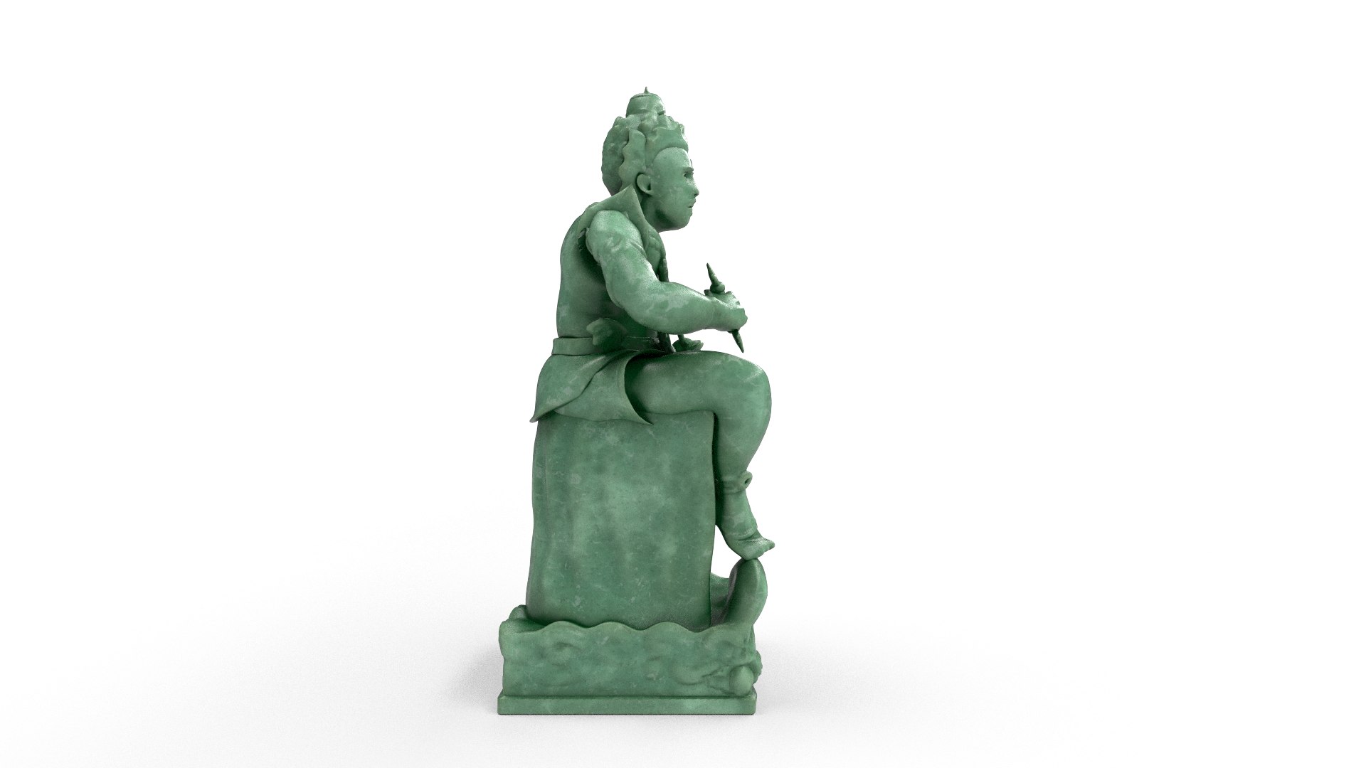 3D Model Balinese Statue Rudra - TurboSquid 1975444