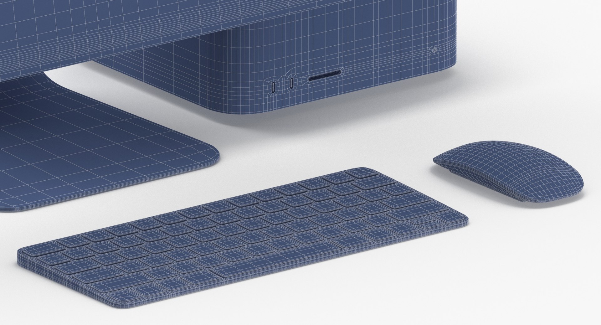 3D Computer Desktop Type 01 Device And Box Clean And Generic Label ...