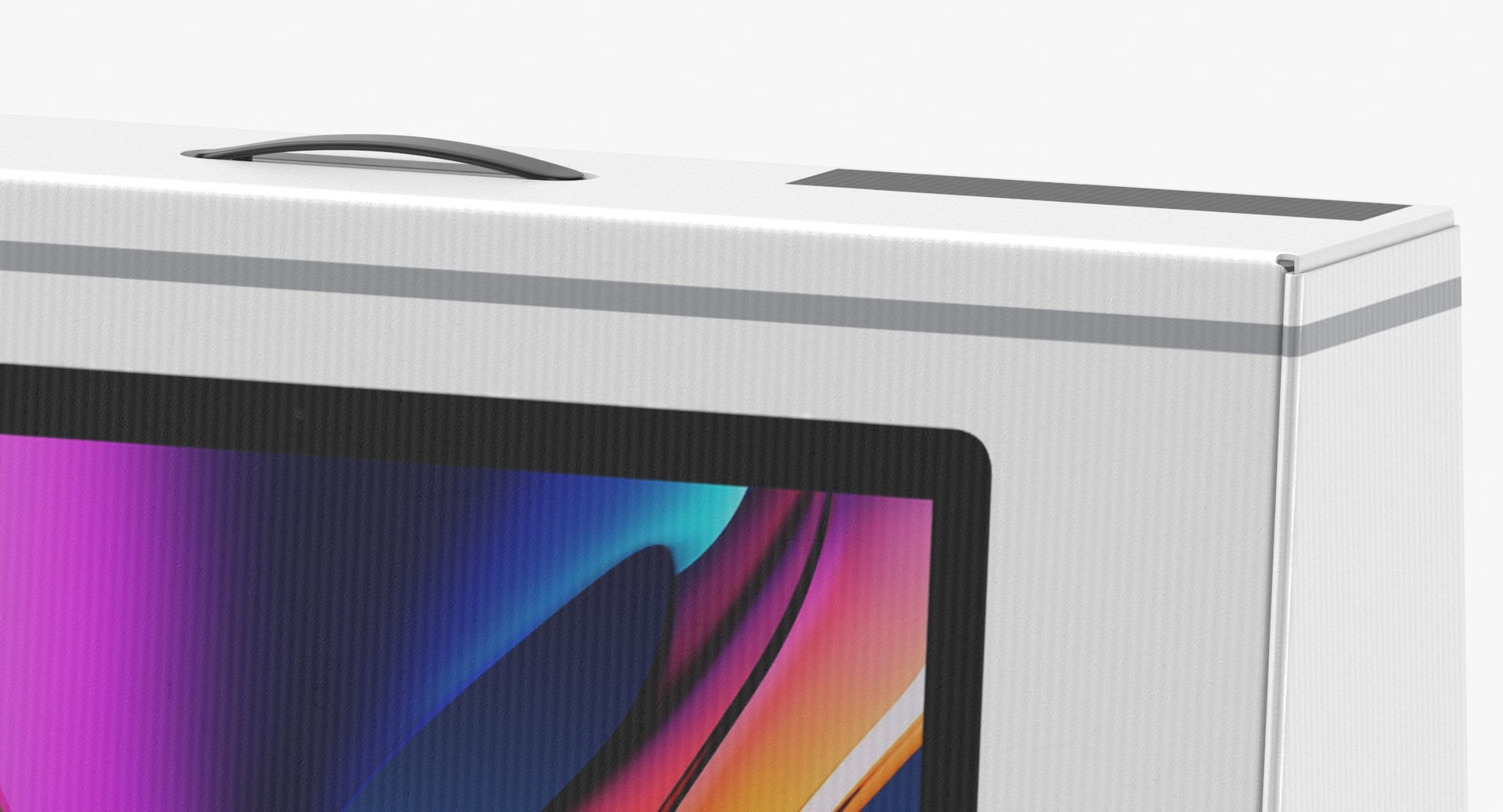 3D Computer Desktop Type 01 Device And Box Clean And Generic Label ...