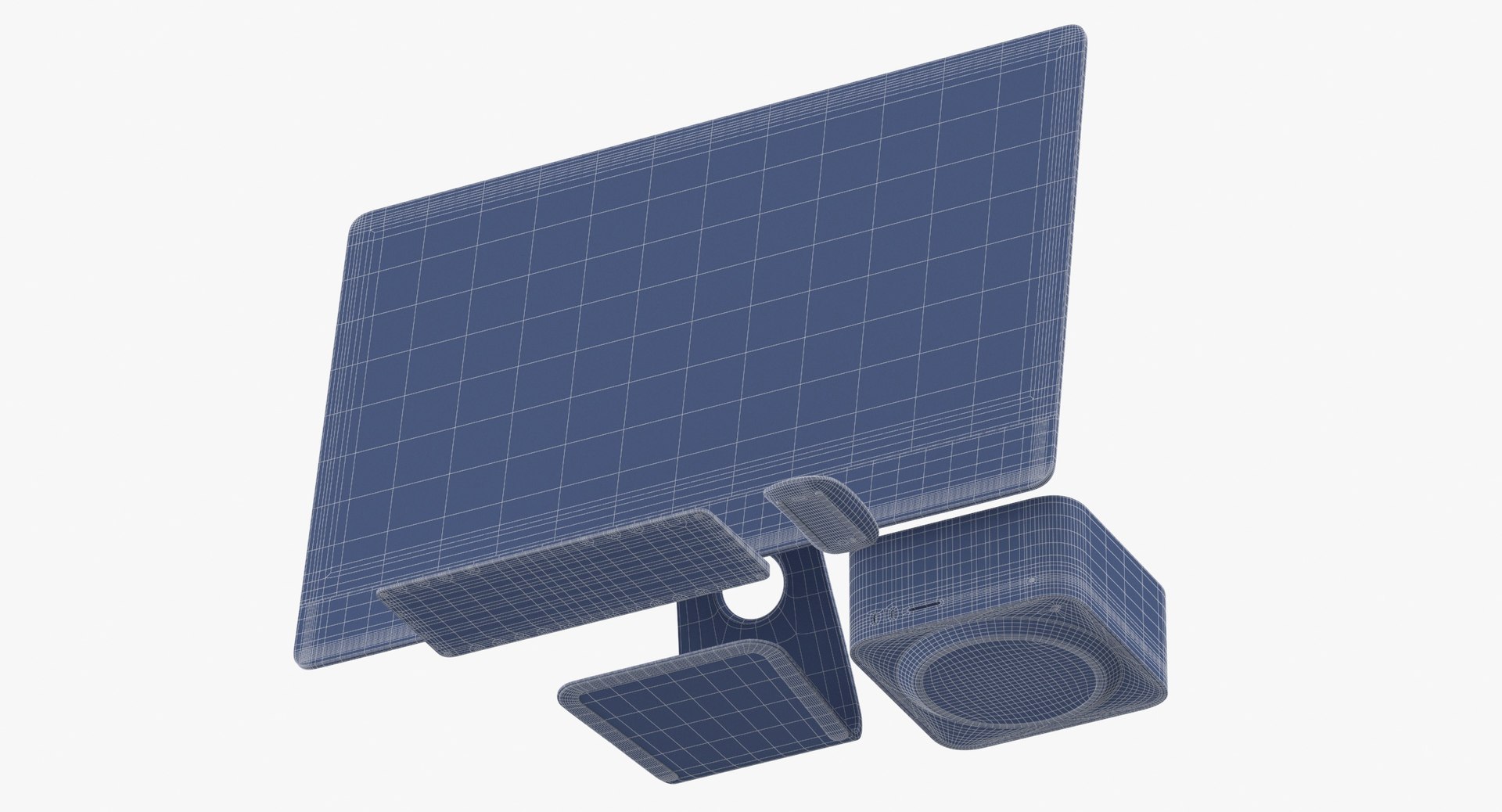 3D Computer Desktop Type 01 Device And Box Clean And Generic Label ...