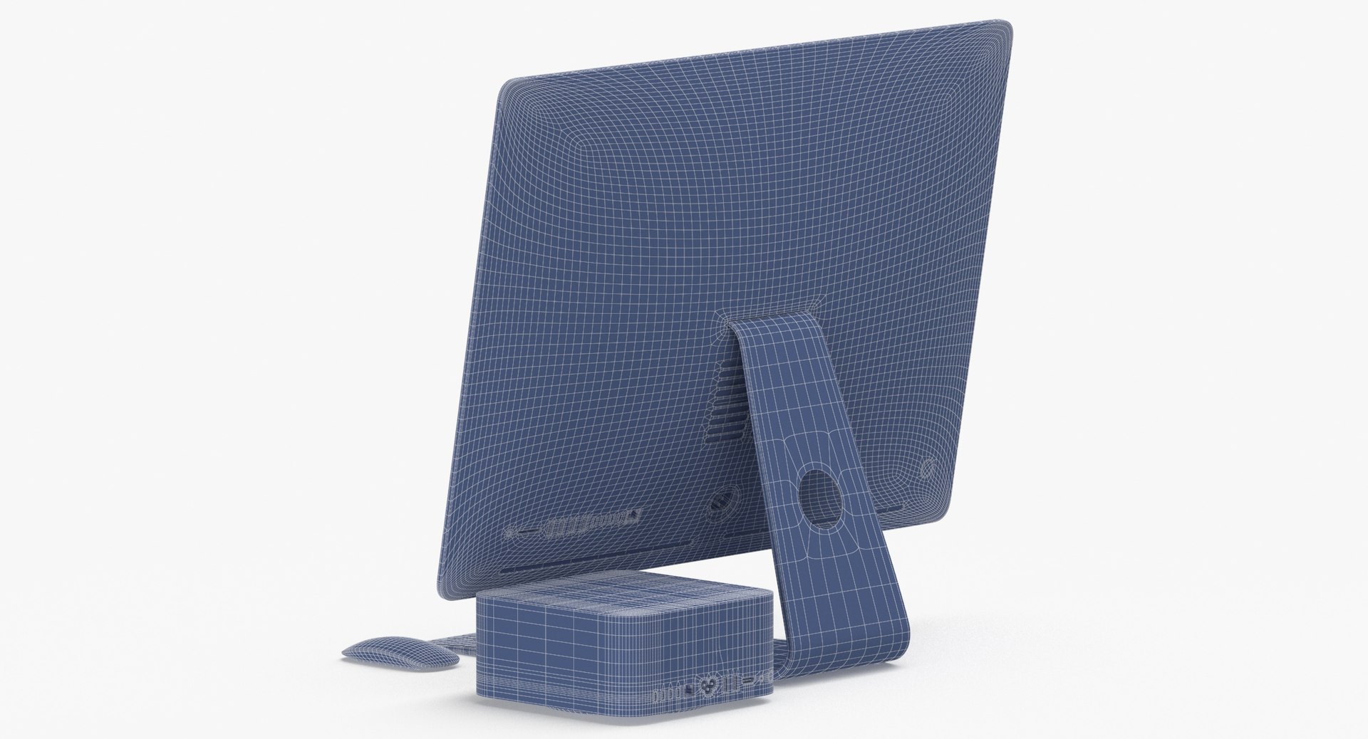 3D Computer Desktop Type 01 Device And Box Clean And Generic Label ...