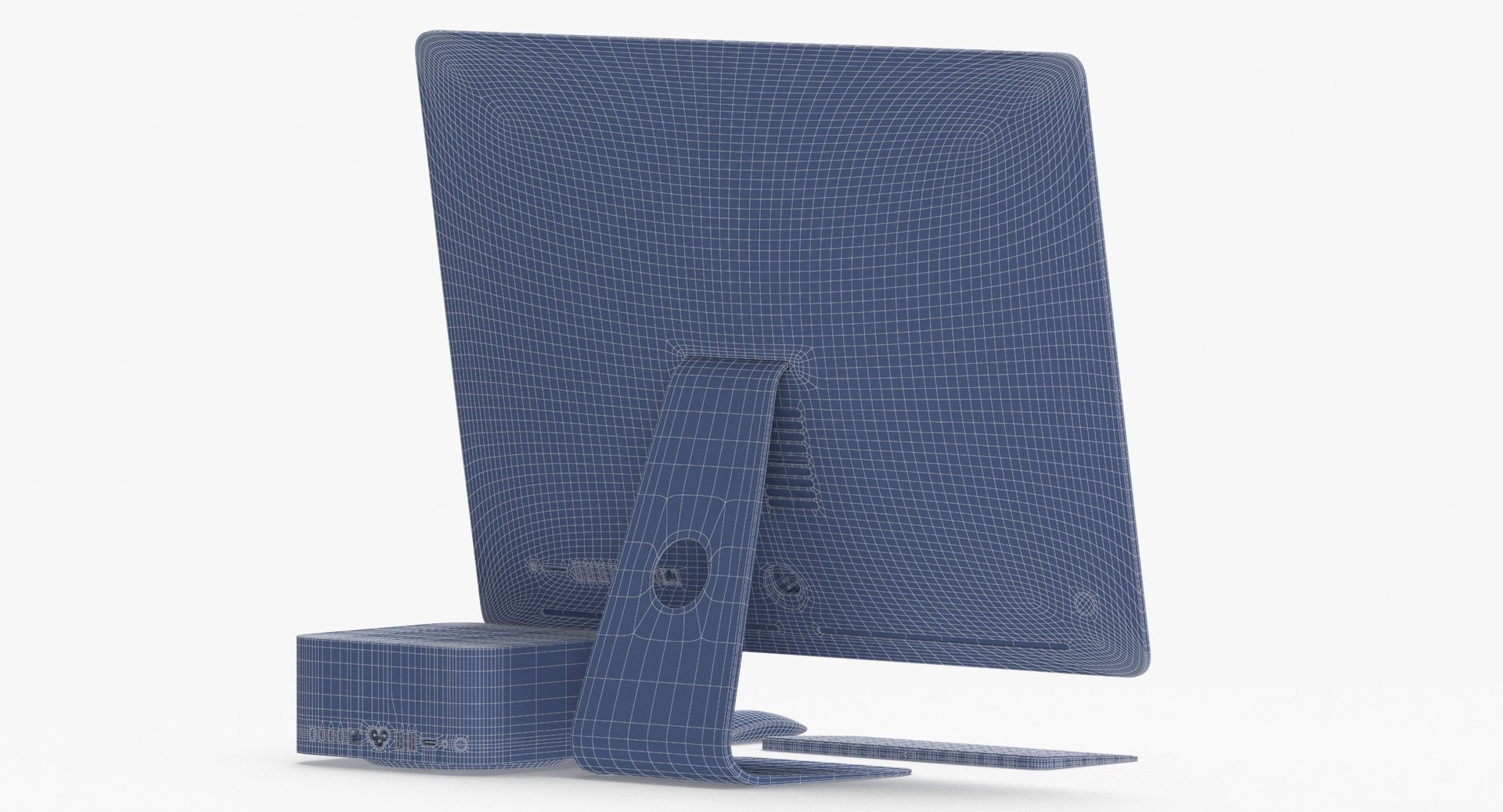 3D Computer Desktop Type 01 Device And Box Clean And Generic Label ...