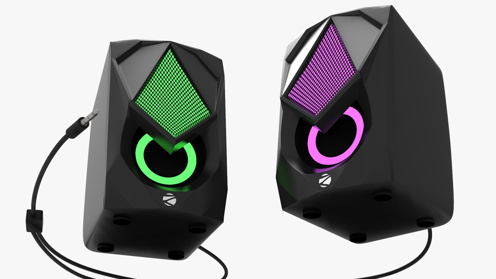 RGB Gaming Speakers 3D Model - TurboSquid 2007041
