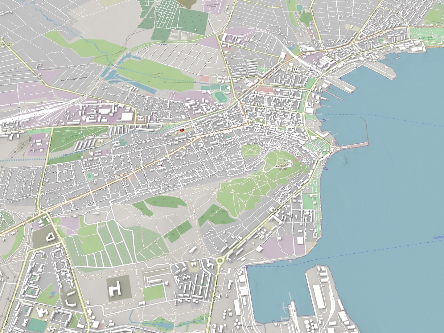 Cityscape Kerch Crimea Ukraine 3D - TurboSquid 2109489
