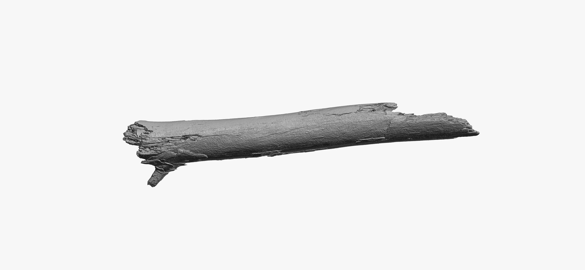 3D Broken Wooden Stick 01 Model - TurboSquid 1533477