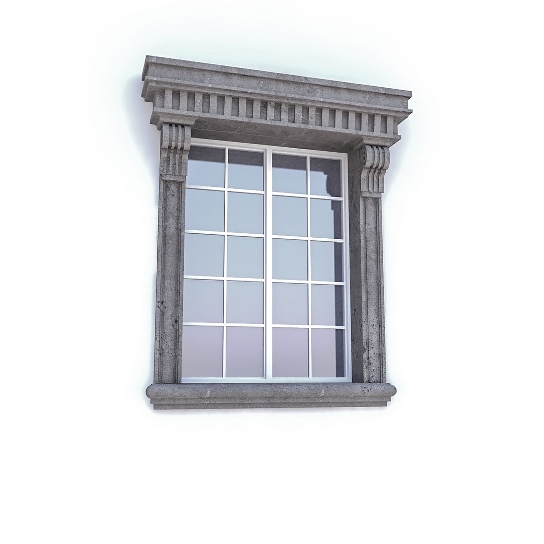 Classic Window 3D - TurboSquid 1445502