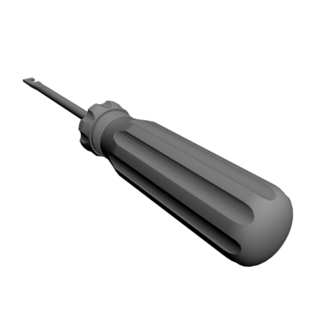 Ized Screwdriver 3d Model