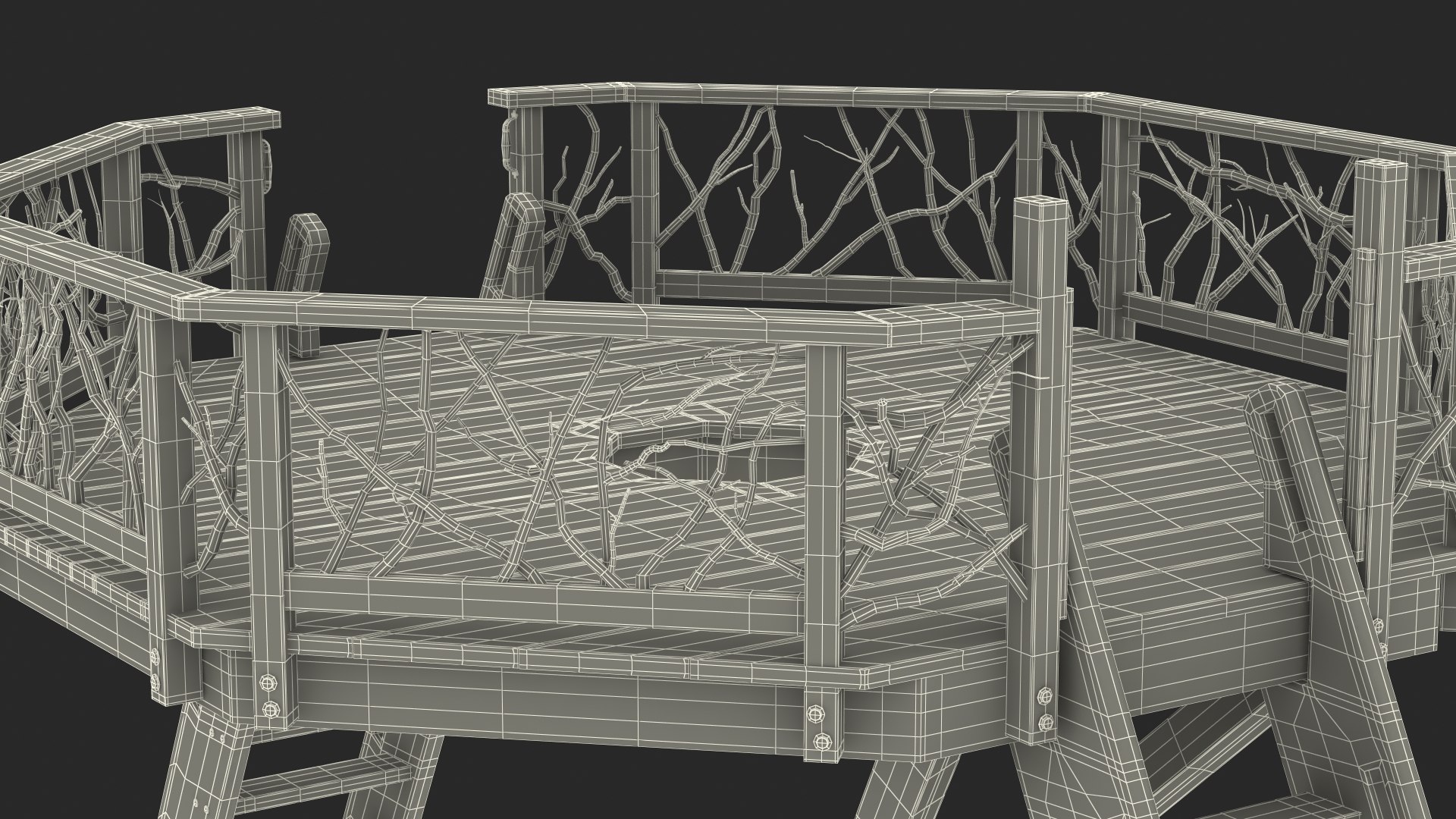Tree Platform 3D - TurboSquid 2101317