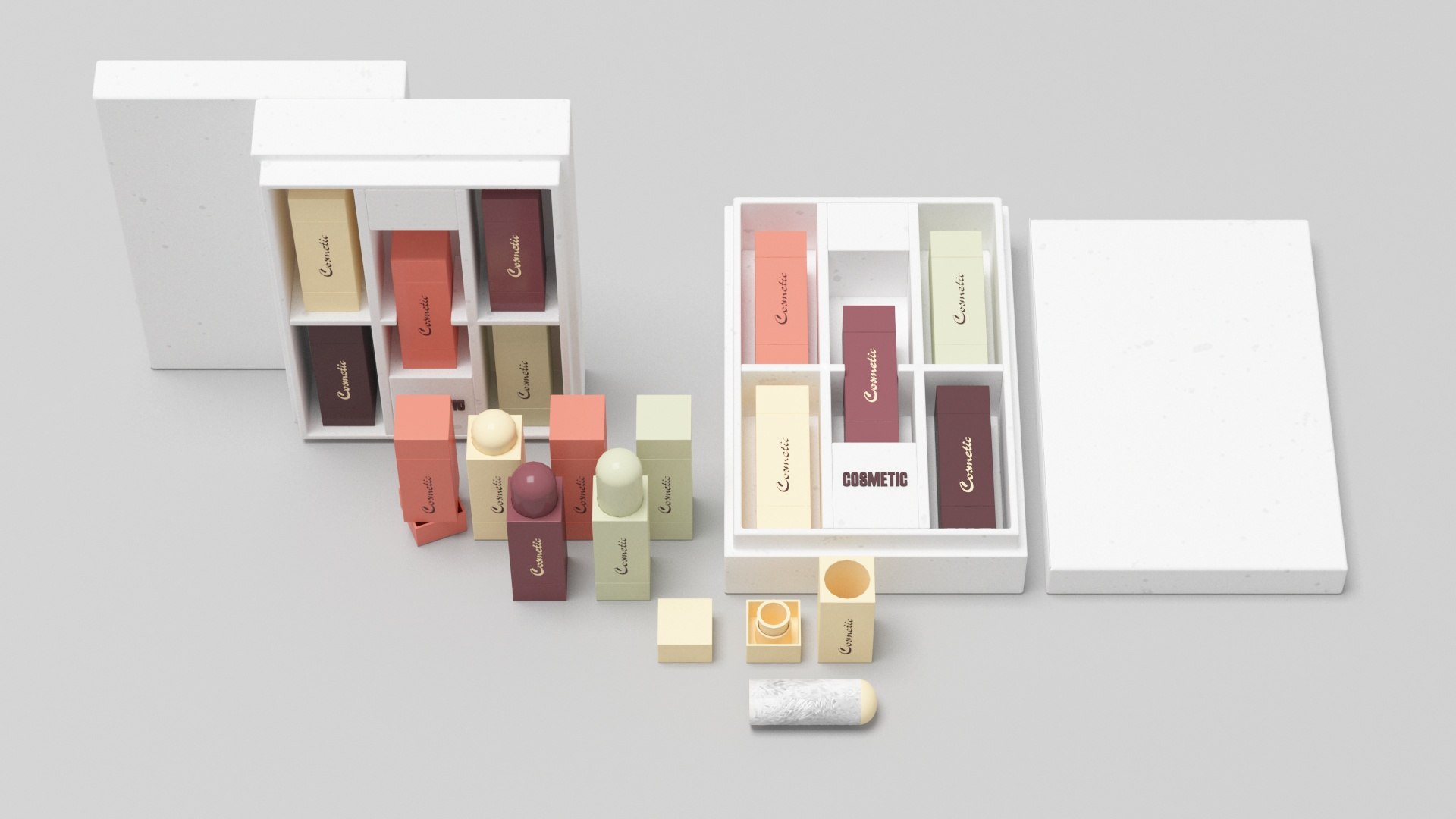 3D Cosmetic Collection Model - TurboSquid 1942494