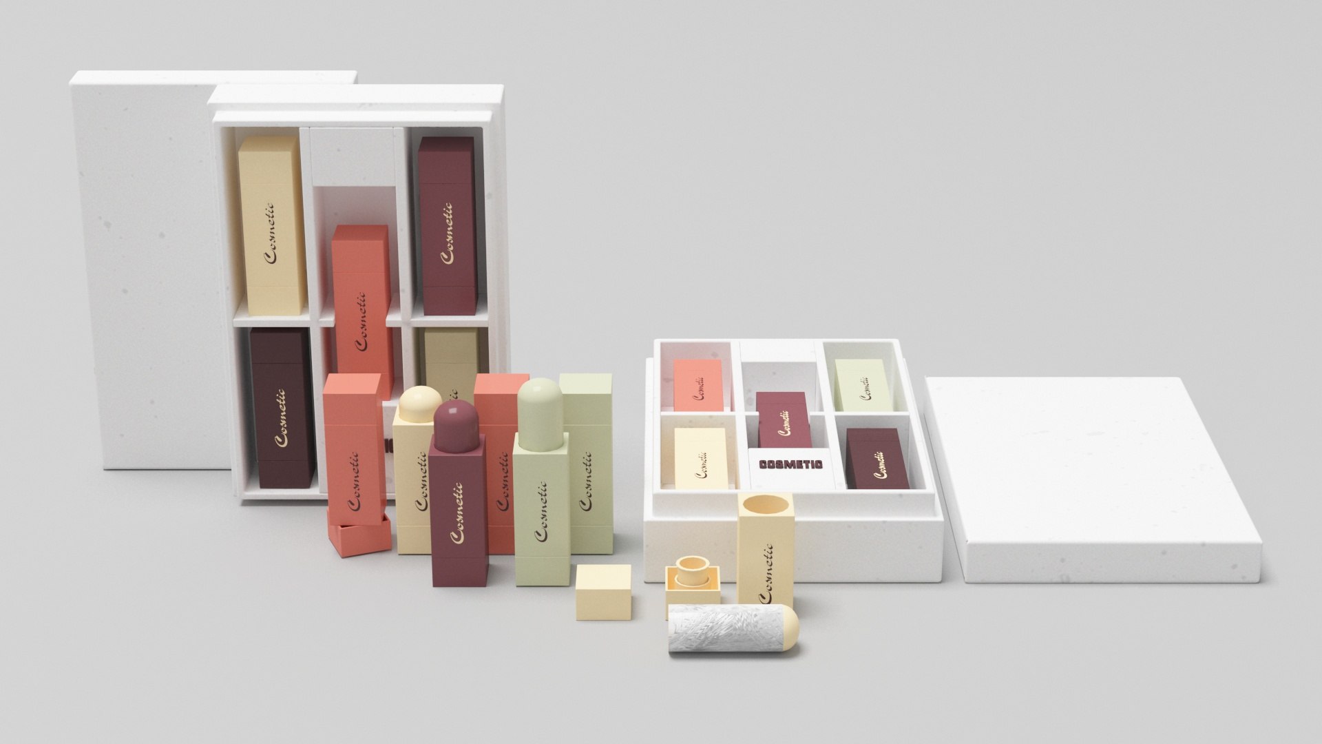 3D Cosmetic Collection Model - TurboSquid 1942494