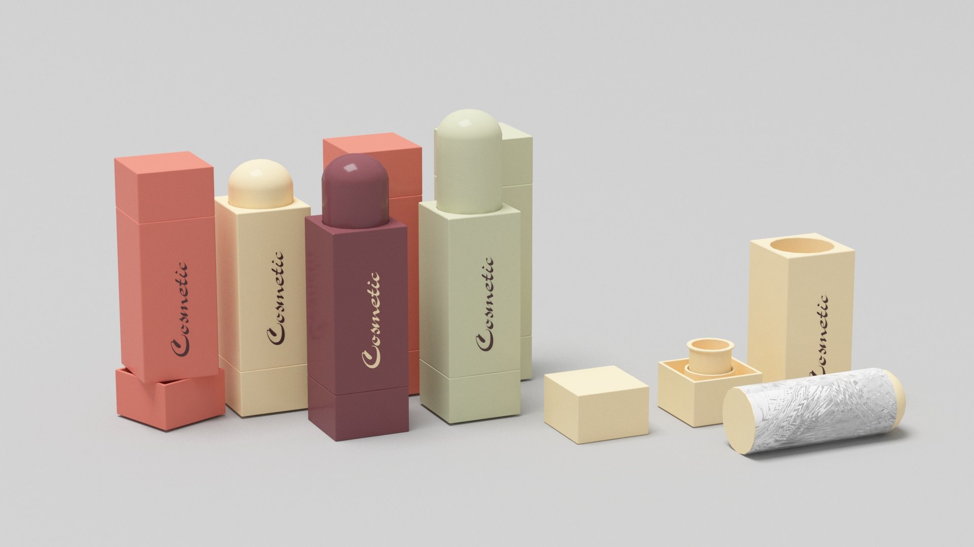 3D Cosmetic Collection Model - TurboSquid 1942494