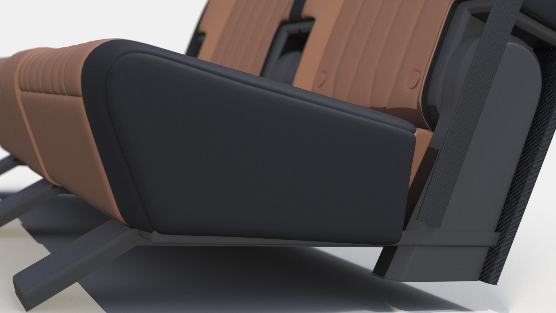 3D Vehicle Rear Seat Bench - TurboSquid 2343158