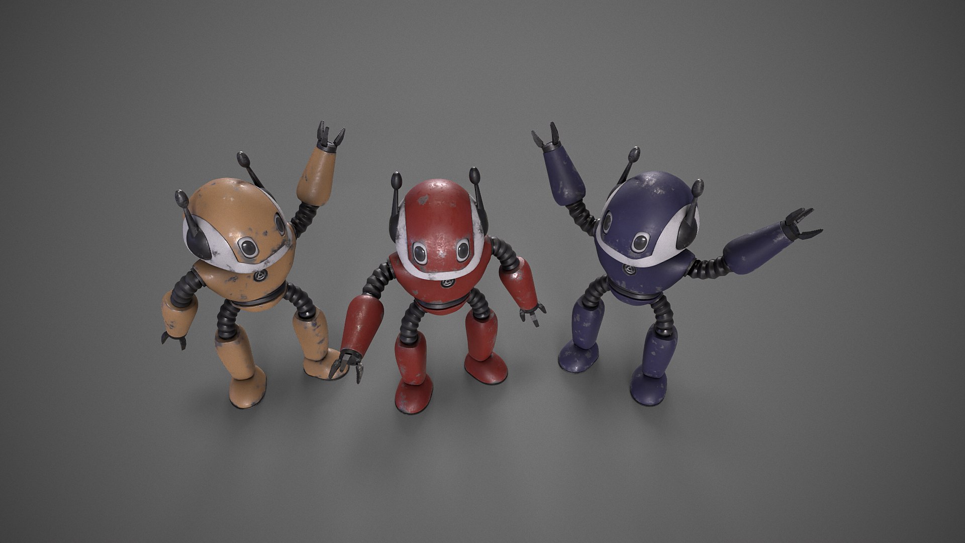 Robot Droid model - TurboSquid 1849889