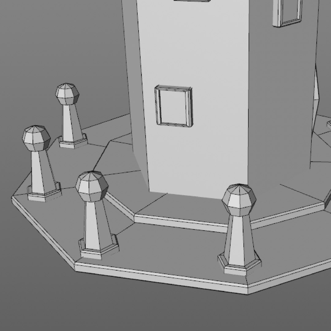 Cartoon Magic Tower 3D - TurboSquid 1386349