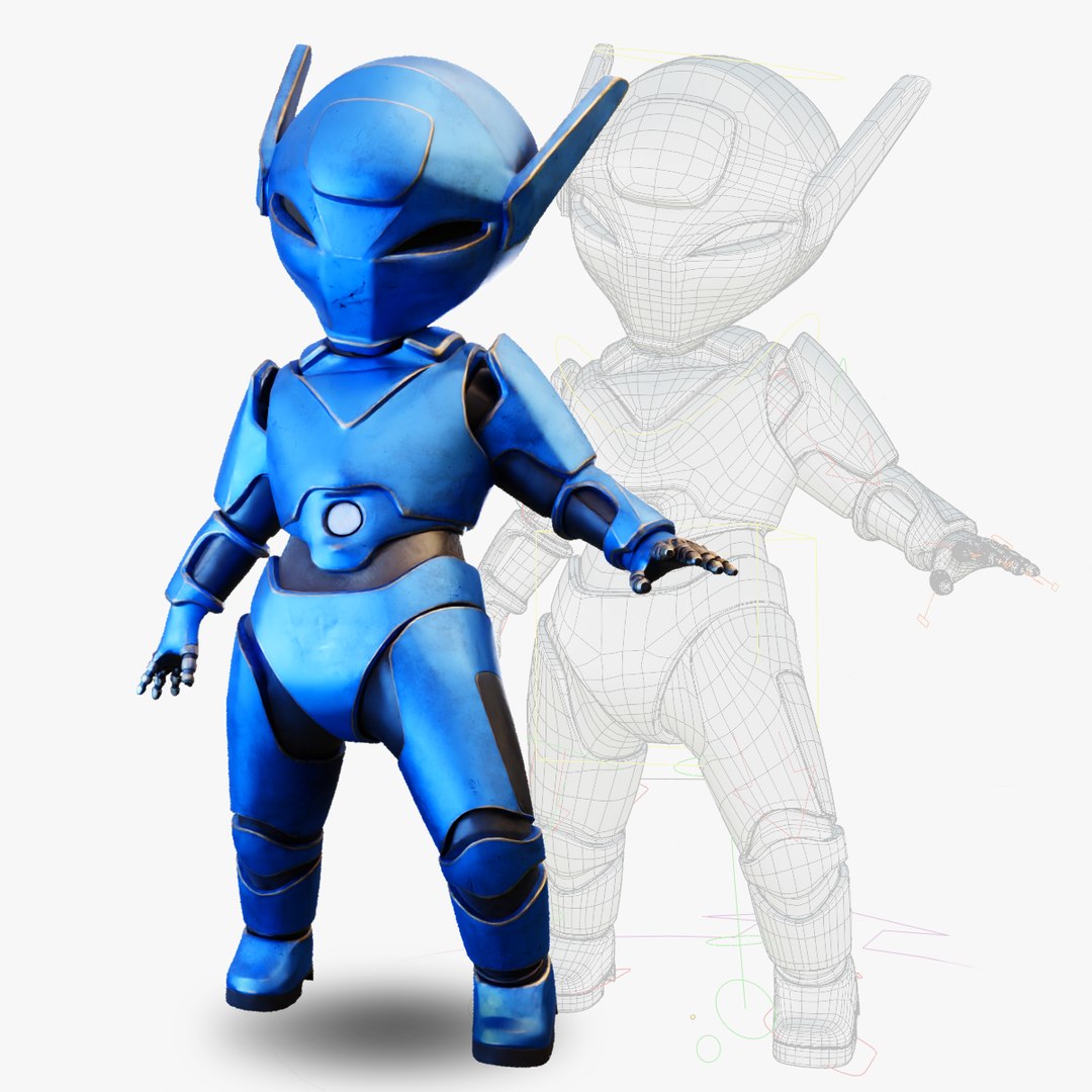 3D Tiny Robot Rigged - TurboSquid 2027602