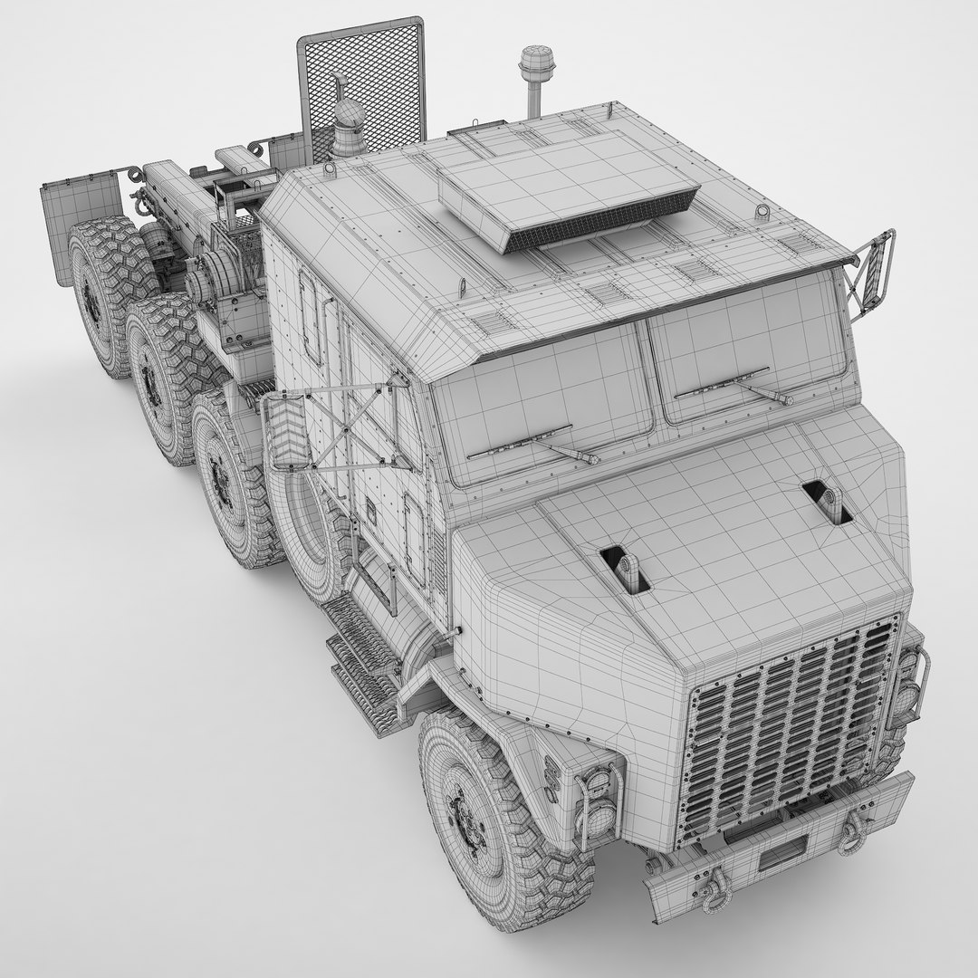 Military Semi Truck 02 3D - TurboSquid 2283164