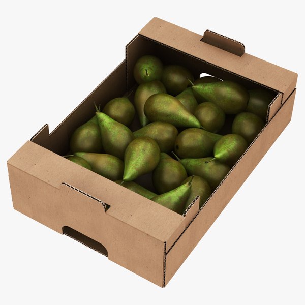 Fruit cardboard box withs 3D model - TurboSquid 1540394