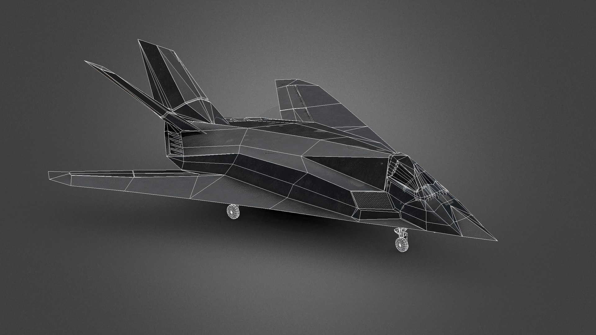 3D F117 Aircraft Model - TurboSquid 1653748