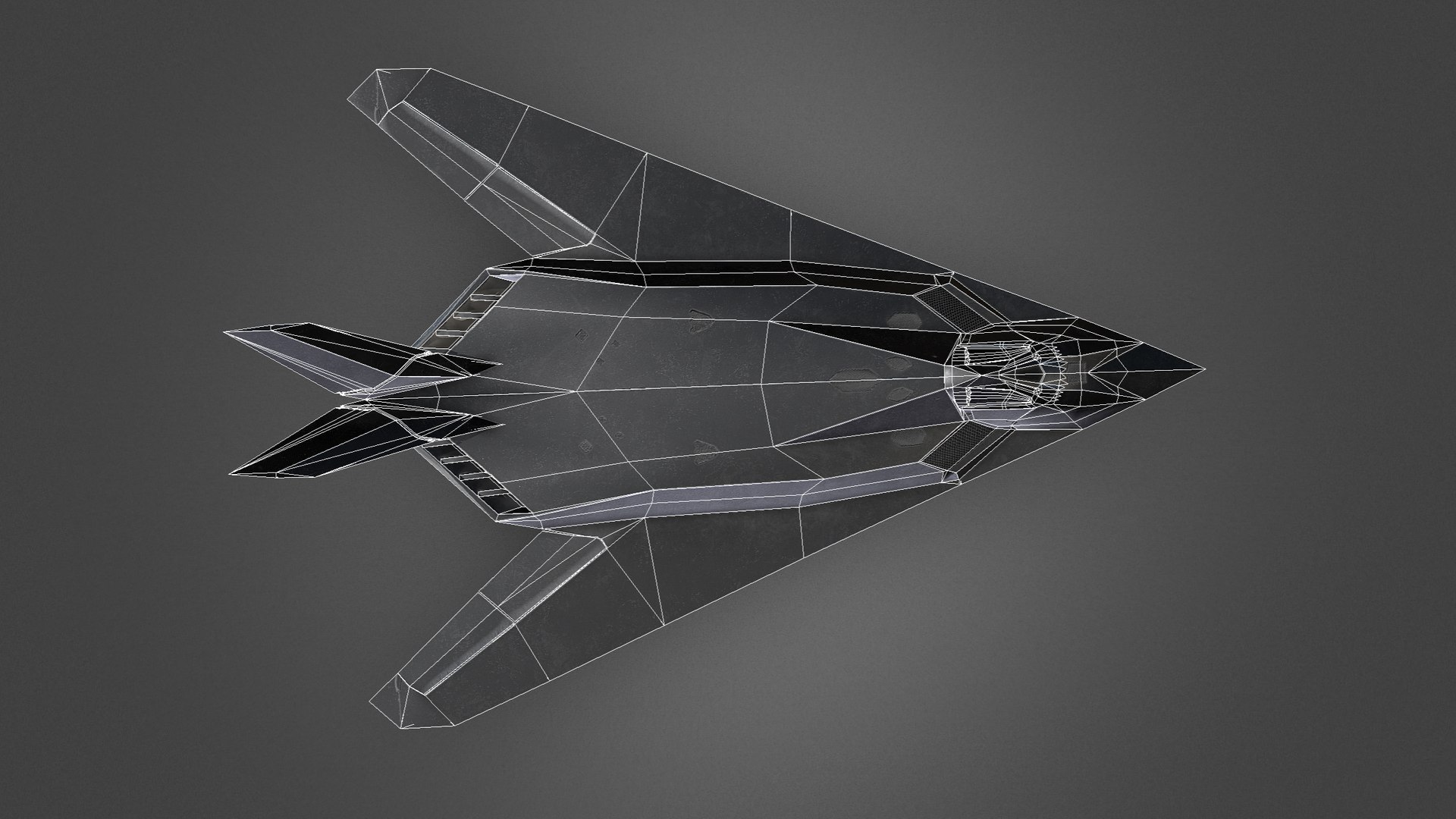 3D F117 Aircraft Model - TurboSquid 1653748