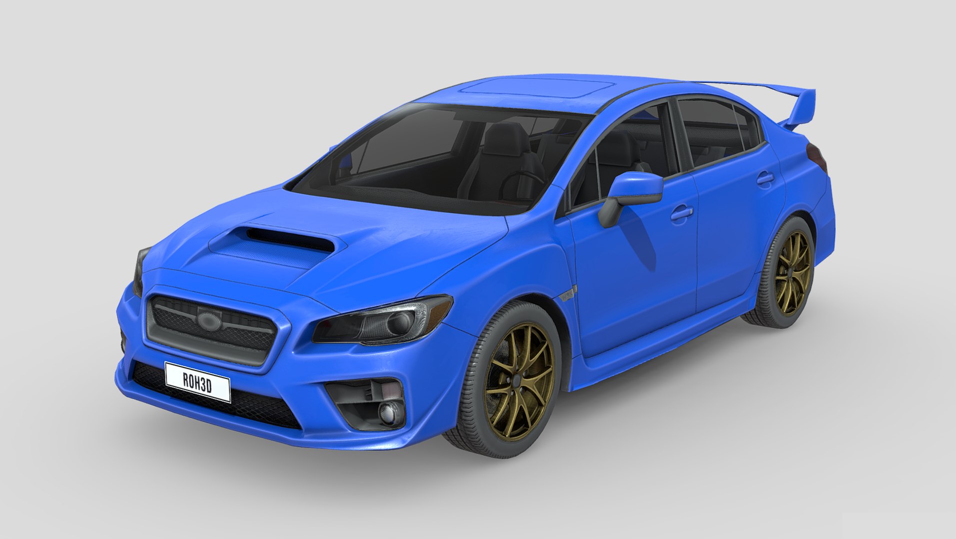 Subaru Impreza WRX STI 2015 3D Model - TurboSquid 2373130