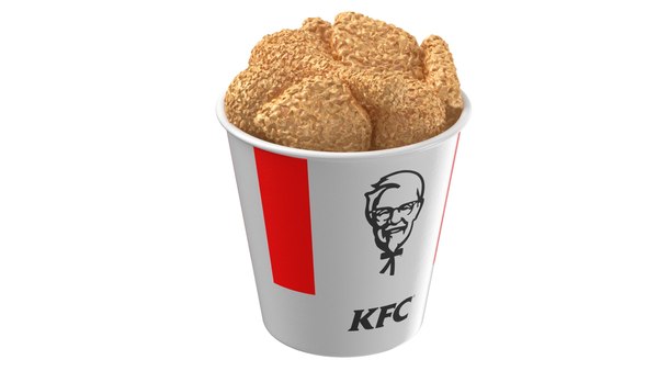 상세한 KFC 프라이드 치킨 버킷 3D 모델 - TurboSquid 2096989
