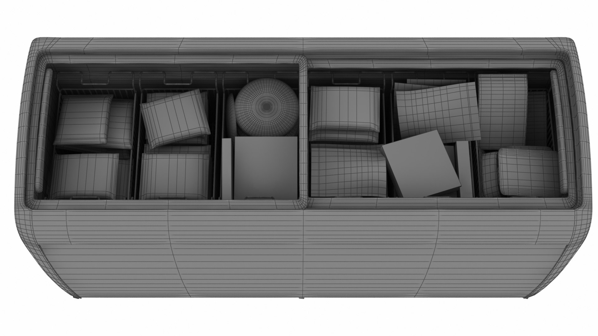 3D Display Freezer With Products Collection - TurboSquid 2496068